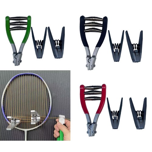 Badminton Starting Clamp 3 Spring Stringing Tool for Badminton Racket ...