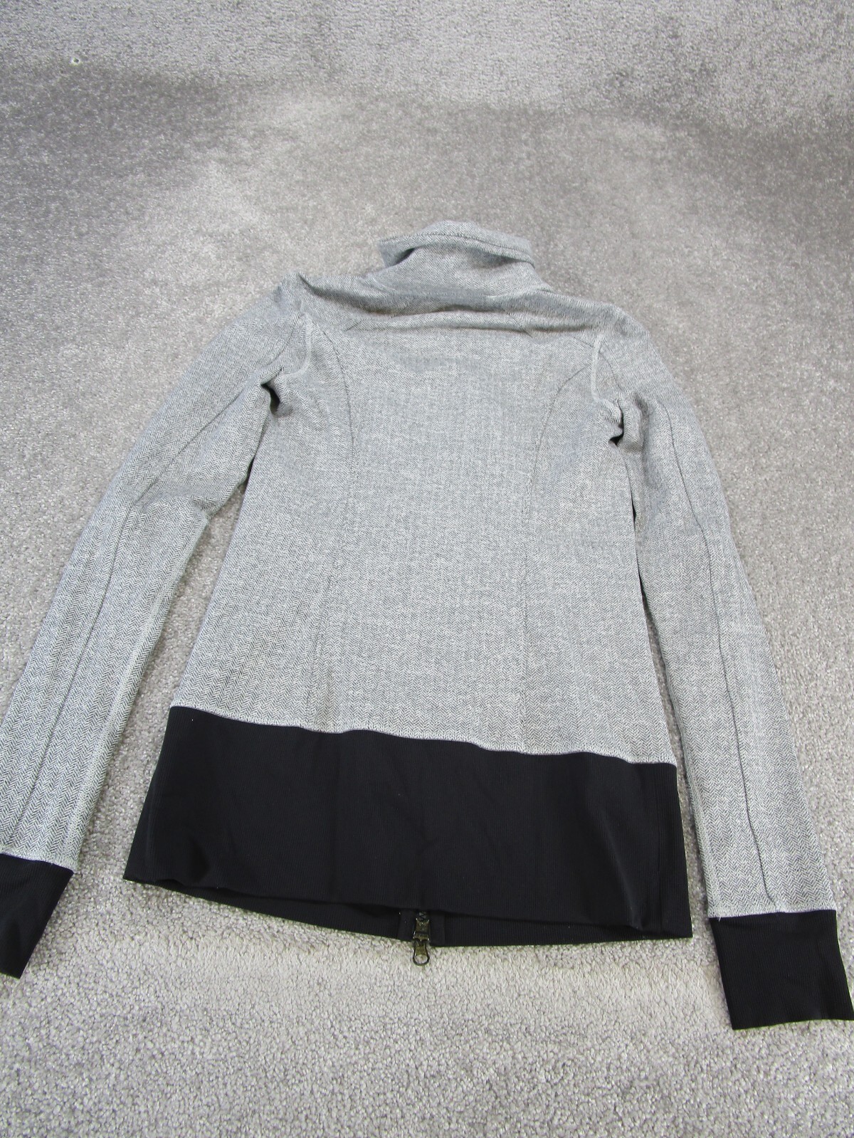 Lululemon Jacket Womens 6 Daily Practice Gray Full Zip - Gem