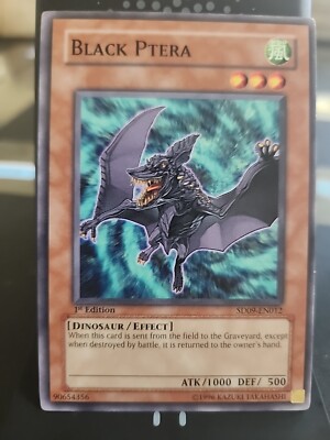 Black Ptera - 1st Edition - Yugioh Wind Monster - Vintage | eBay