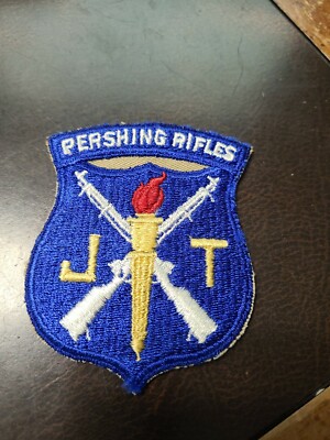 Vintage College University ROTC Patch Pershing Rifles JT | eBay