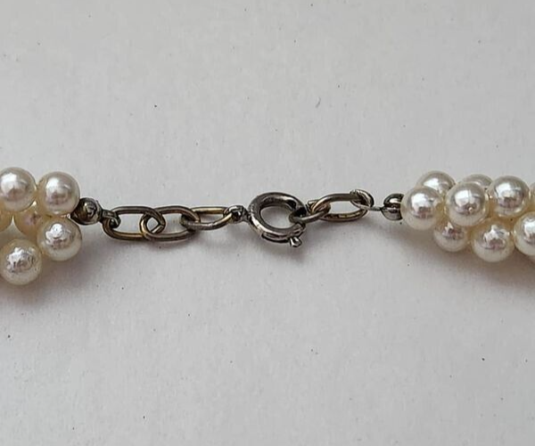 DELTAH Simulated PEARLS CHOKER ORIGINAL JEWELERS BOX | eBay