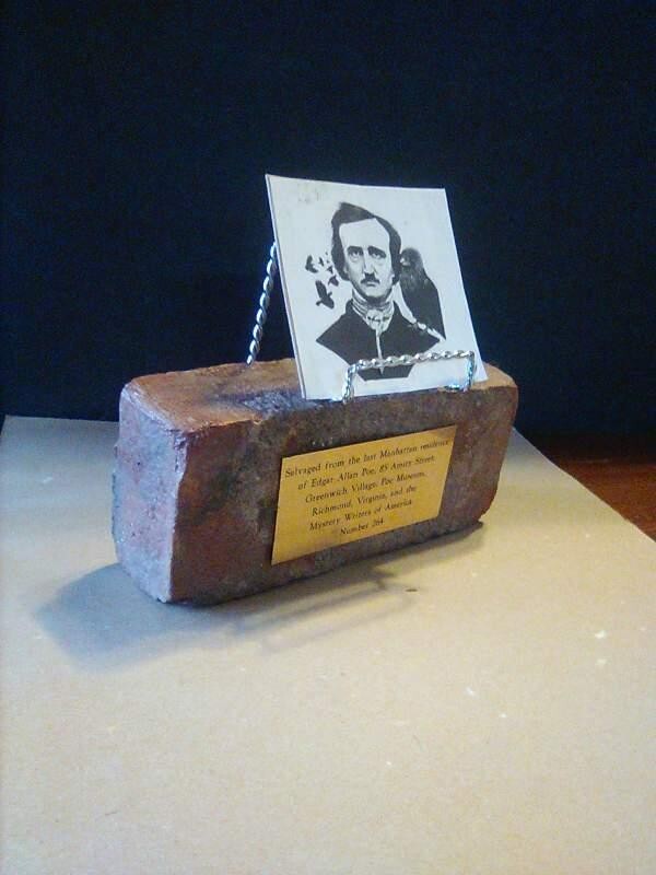 Edgar Allan Poe's Last Residence Authentic Brick | eBay