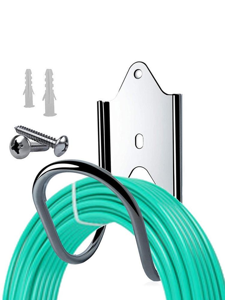 Garden Hose Holder - Heavy Duty Hose Hanger Wall Mount, Water Hose ...