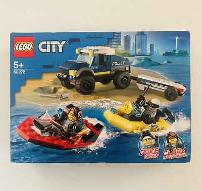 LEGO CITY 60272 - Elite Police Boat Transport 166pcs 2020 - NEW SEALED ...