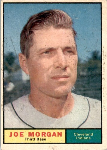 1961 Topps Baseball Joe Morgan (A) Cleveland Indians #511 | eBay