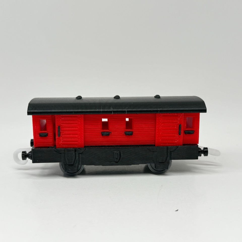Trackmaster Plarail 2 Mail Trains Custom Made for Thomas & Friends Red ...