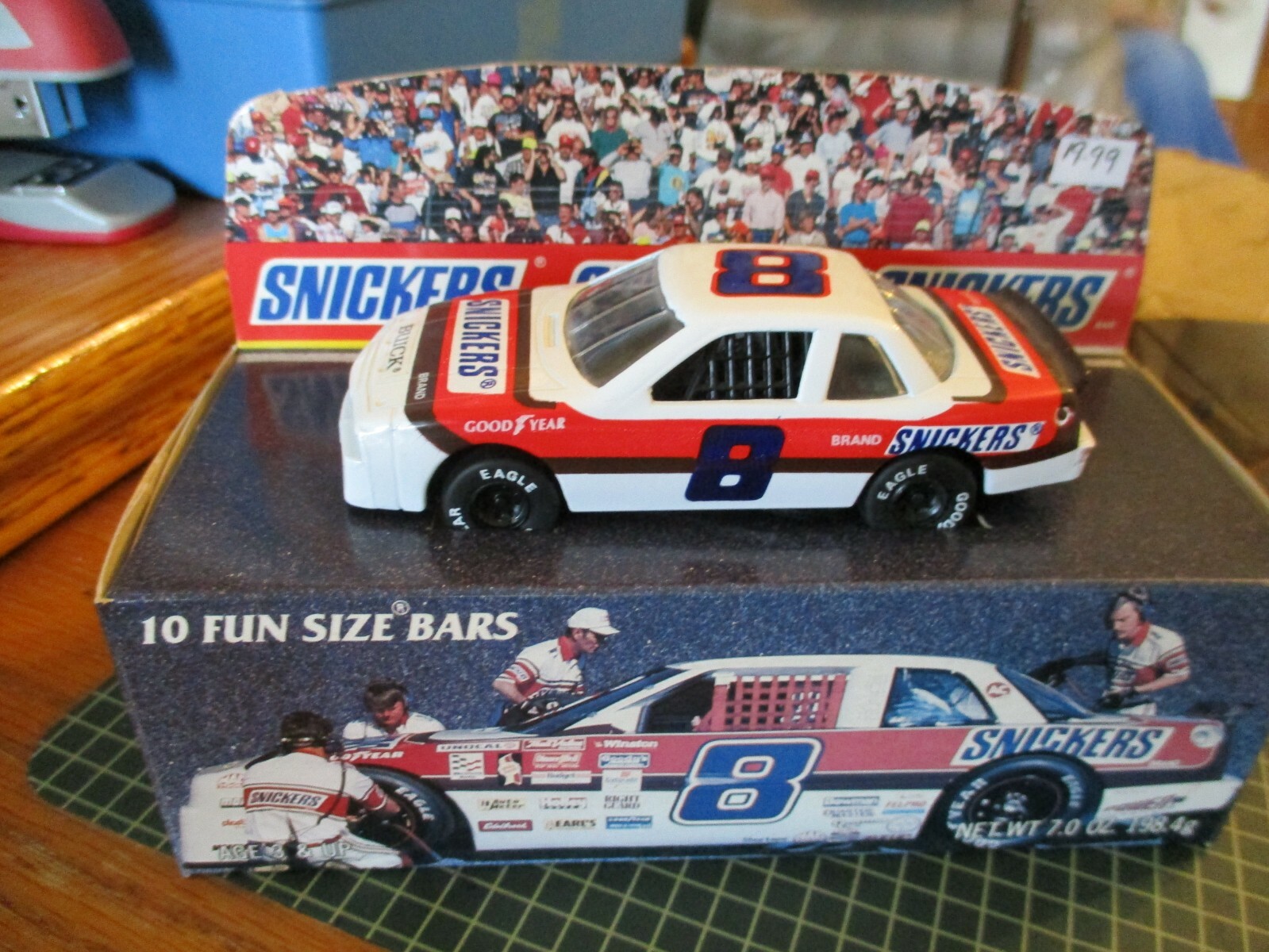 Promotional #8 SNICKERS Stock Car 1/48th scale die cast with original ...