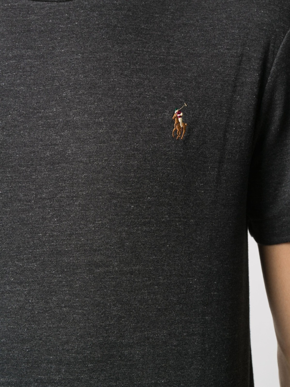 POLO Ralph Lauren Custom Slim Fit Charcoal gray crew … - Gem