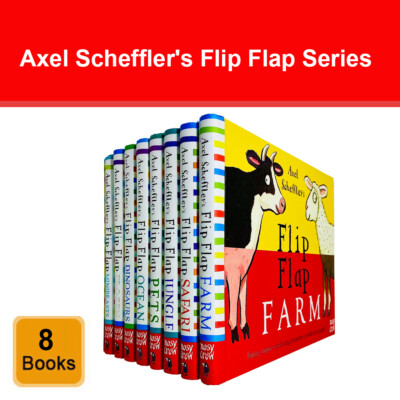 Axel Scheffler's Complete Flip Flap Series 8 Books Collection Set Farm ...