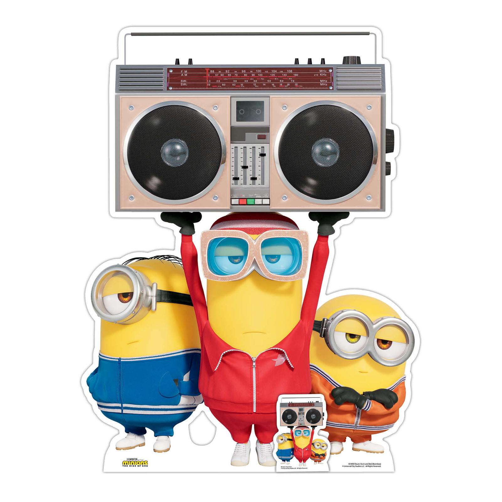 Minions 2 Boombox Cardboard Cutout from Minions:The Rise of Gru ...
