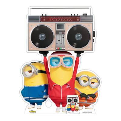 Minions 2 Boombox Cardboard Cutout from Minions:The Rise of Gru ...