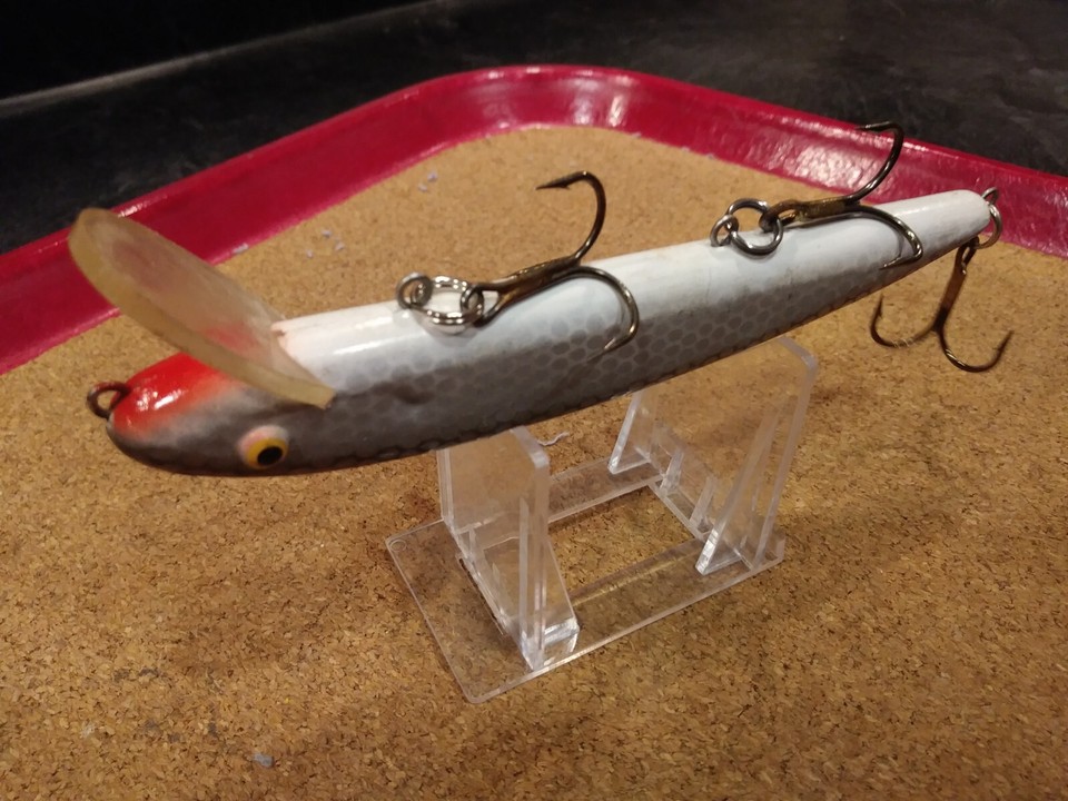 GRANDMA M6 G-21 "SILVER SCALE/BLACK" Musky Muskie Pike Fishing Lure ...