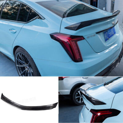 Fit For Cadillac CT5 CT5-V 2020-2023 Real Carbon Fiber V Rear Trunk ...