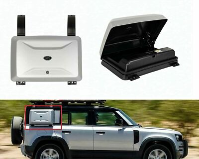 Silver Exterior Side Mounted Gear Box Carrier Fits For LR Defender 110 ...