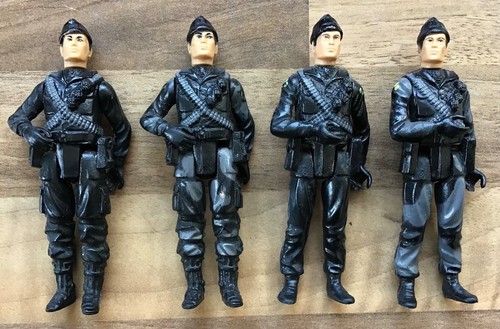 ACTION FORCE x 4 SAS COMANDO FIGURE VARIANTS BLACK CAMO STRAIGHT ...