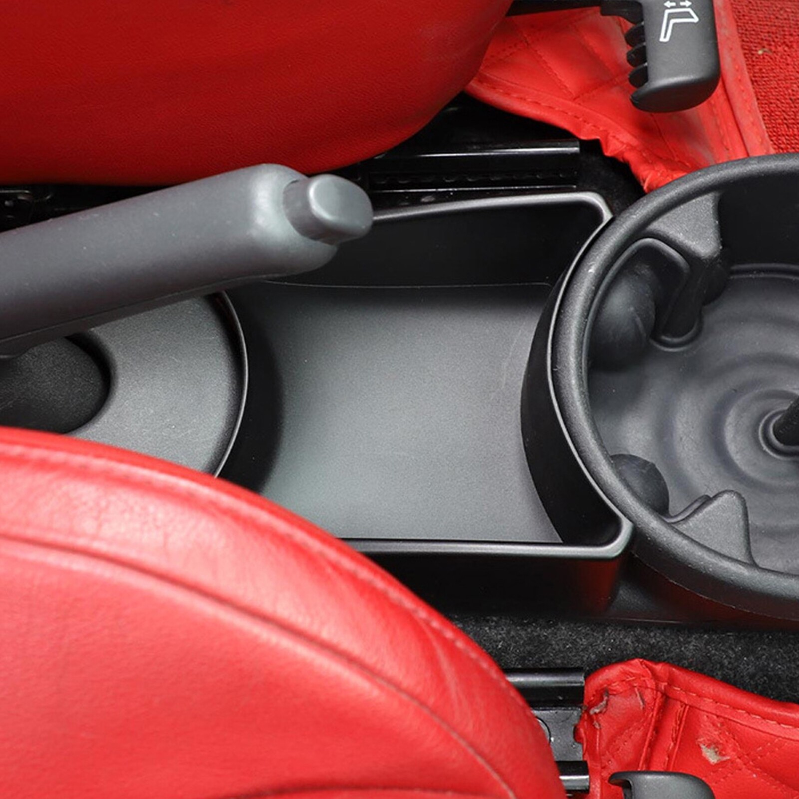 Car Center Console Handbrake Multifunctional Storage Box For Fiat 500 ...