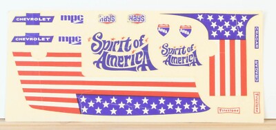 Model kit Decal Sheet Spirit Of America unused P22 | eBay