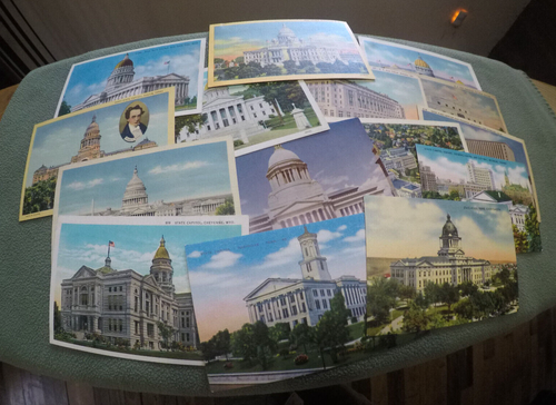 Lot of 25 State Capitol Postcard, Linen and Chrome | eBay