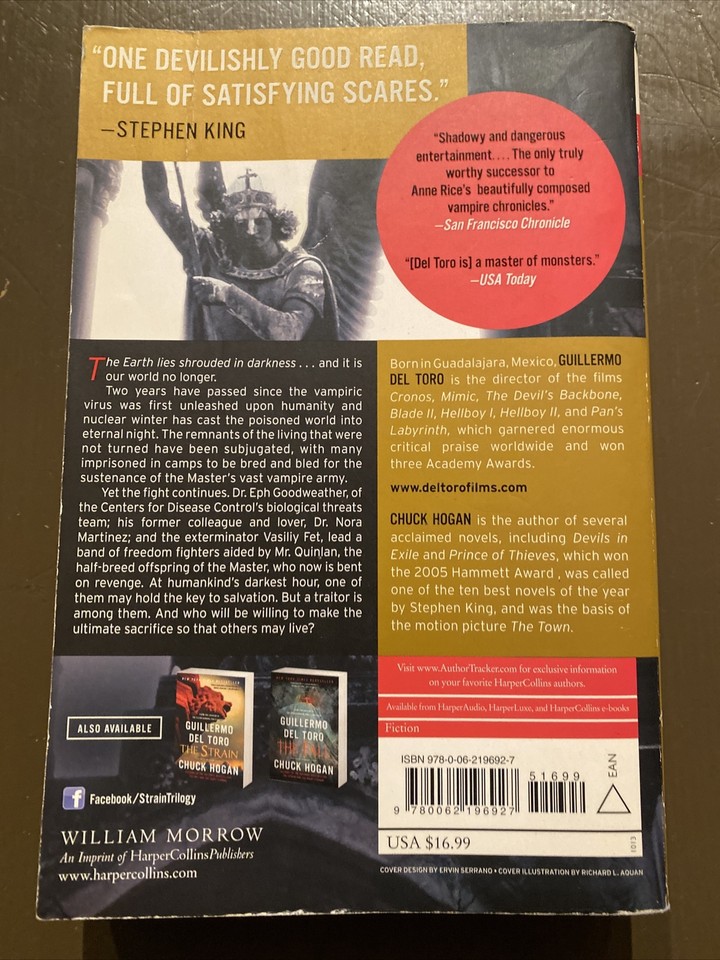 The Strain Trilogy Ser.: The Night Eternal by Chuck Hogan and Guillermo ...