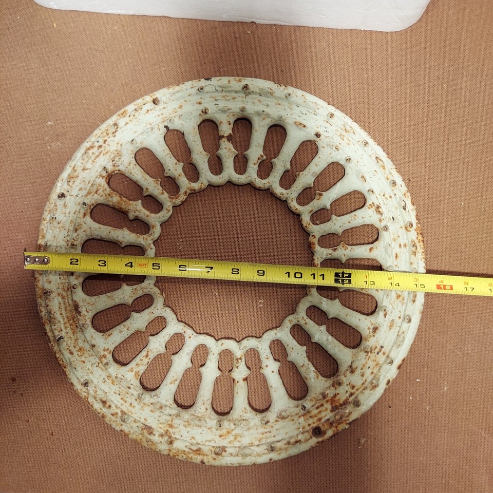Antique Cast Iron Stove Pipe Collar 15.5" | eBay