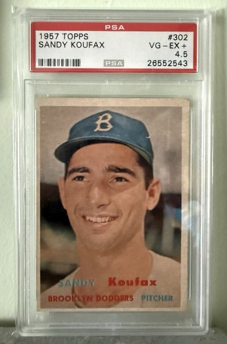 Sandy Koufax 1957 Topps PSA 4.5 | eBay