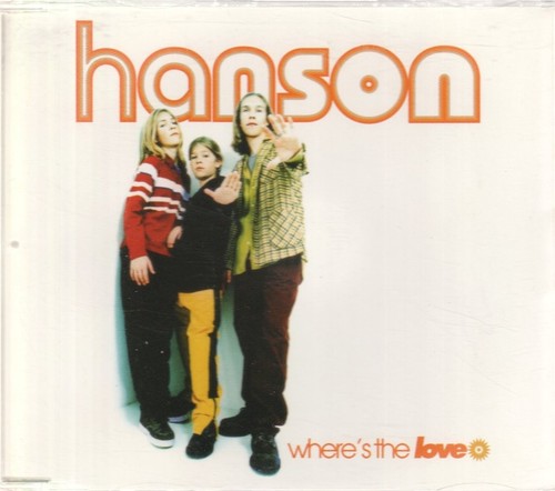 Hanson (Boy Group) Where's the Love CD UK Mercury 1997 promo cd with ...