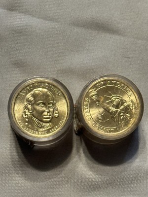 2007 D James Madison Presidential Dollars *UNC* *2 ROLLS OF 12* | eBay