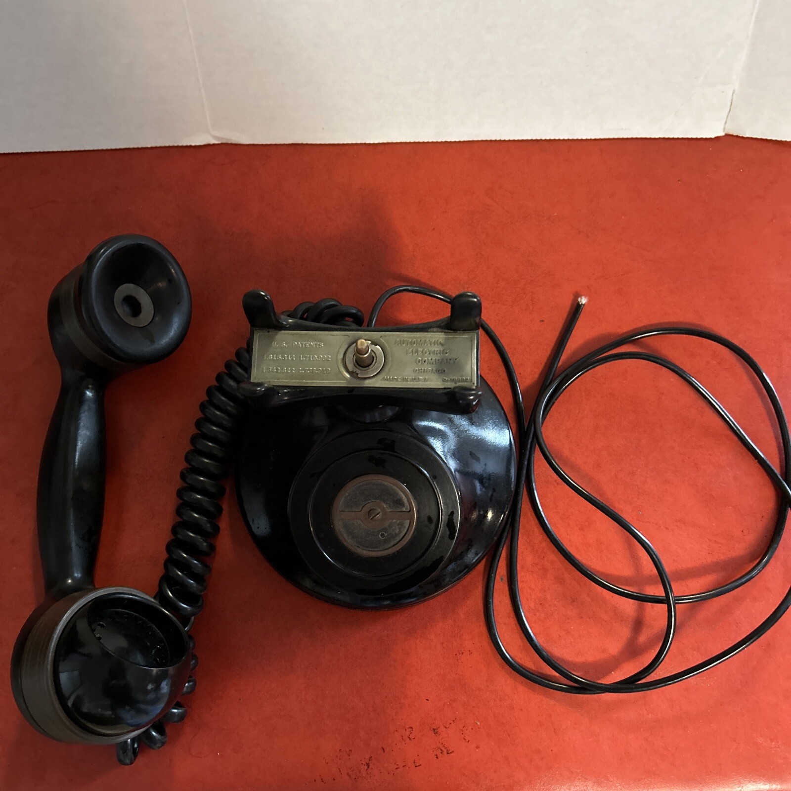 Vintage Automatic Electric Company Chicago Non-dial Telephone | eBay