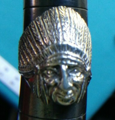 Native American Sterling Silver Indian Head Ring Size 11 #5195 | eBay