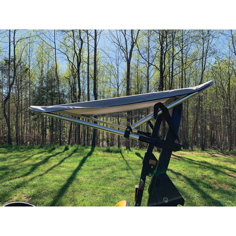 Universal Sunshade Kit For Zero Turn Mower & Tractor 35"-38" ROPS FREE ...