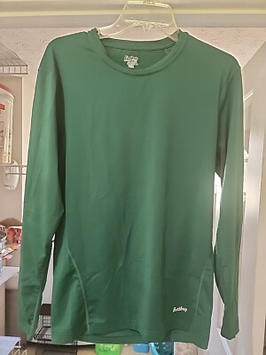 Eastbay Cold Gear Compression Crew neck Long Sleeve Shirt. Sz L. Green ...