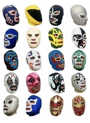 20 Lucha Libre Masks Batucada Wedding Quinceañera Party Costume | eBay