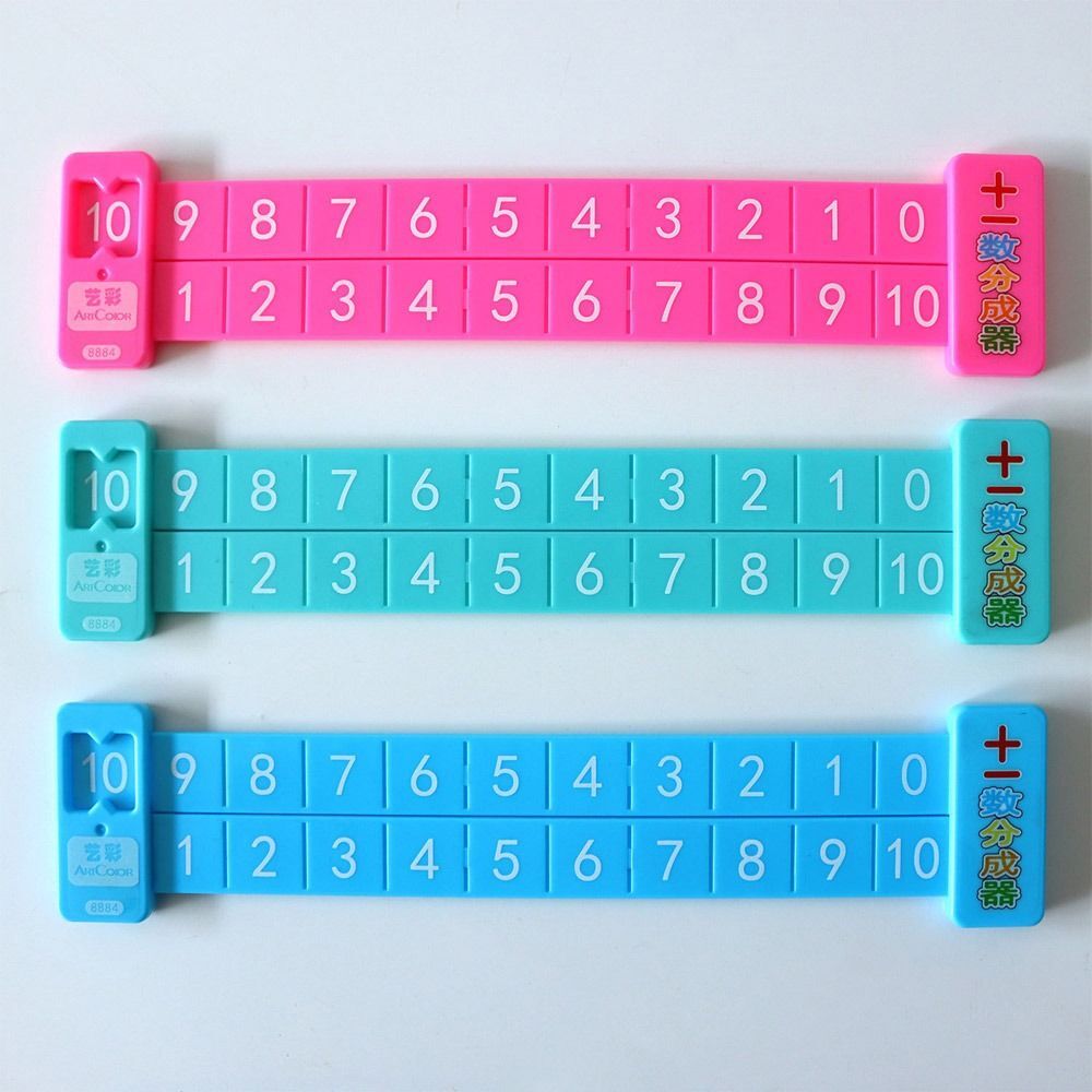 Random Color Subtraction Ruler Plastic Addition Ruler School Supplies ...