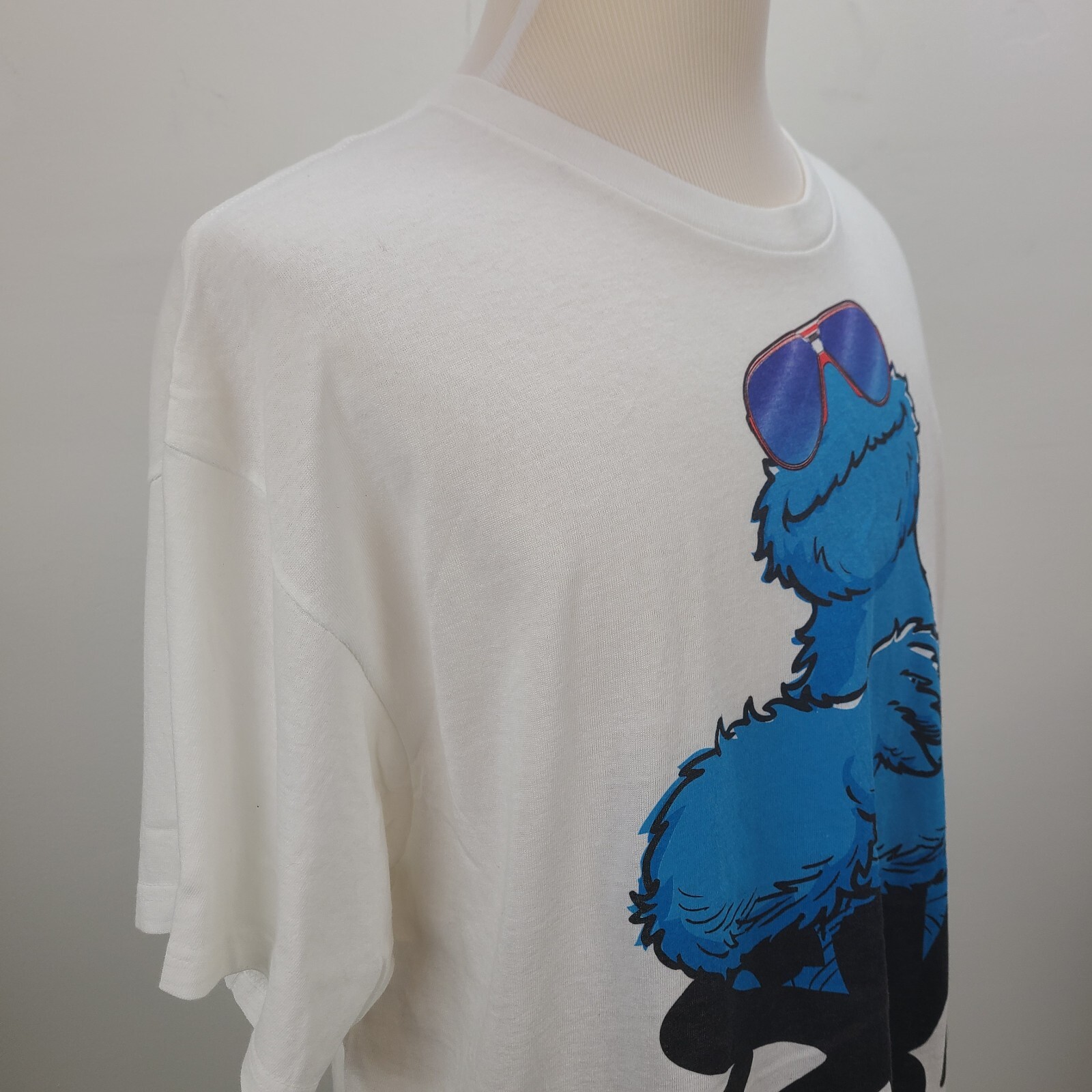Sesame Street Cookie Monster Swag T-Shirt Men Extra L… - Gem