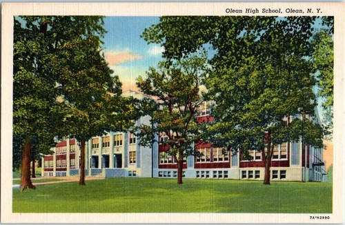 1937 Olean High School Olean New York Postcard | eBay
