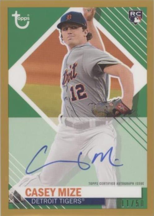 2021 Topps Brooklyn Collection - Brooklyn Autographs Casey Mize #BKA-CM ...