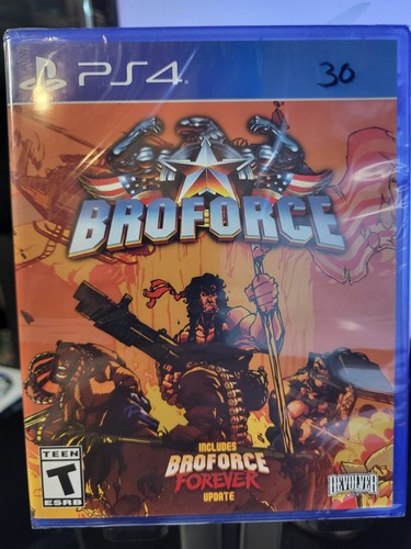 Broforce - PS4 / PlayStation 4 - New Sealed BUT LOOSE DISC INSIDE | eBay