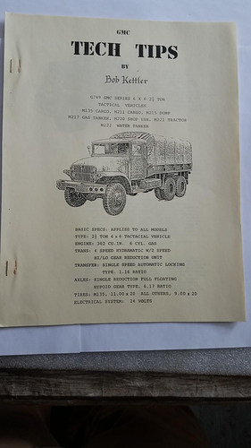 M135 M211 GMC Technical Tips Publication | eBay.de