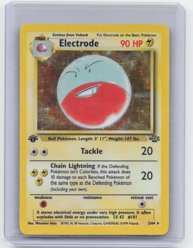 Jungle #02/64 Electrode (2) 1st Edition Holo Rare MP | eBay