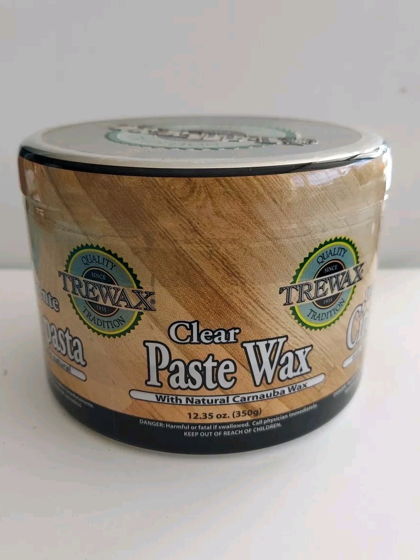 Trewax Paste Wax, Clear, Paste, 12.35 oz, Can | eBay