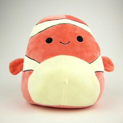 Squishmallow 8" Ricky The Orange Clownfish- KellyToy Plush Toy Stuffed ...