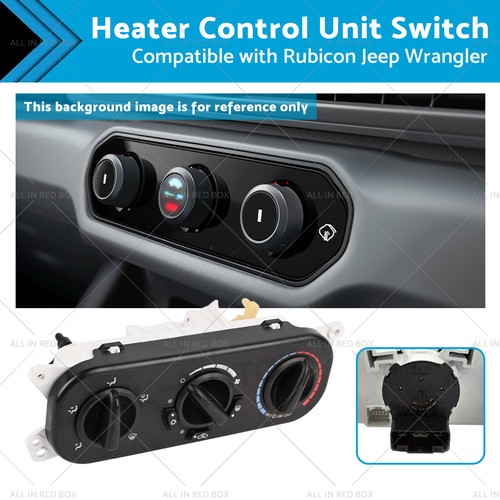 Heater Control Unit Switch Suitable for Rubicon Jeep Wrangler 6 Cyl 3 ...