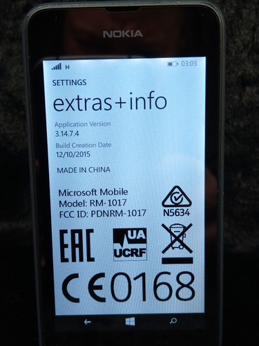 Nokia Lumia Denim 530 RM-1017 Grey 4GB 4.0" 5MP Windows Cheap ...