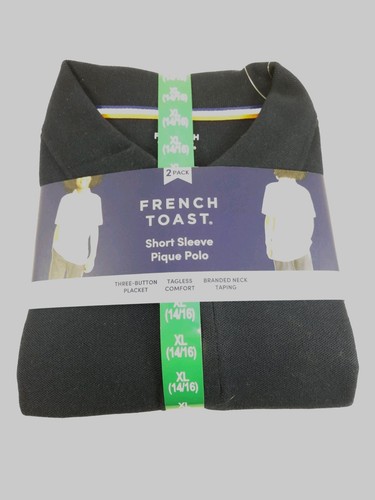 NEW 2 Pack Navy Blue 14/16 French Toast Kids Uniform Shirts | eBay