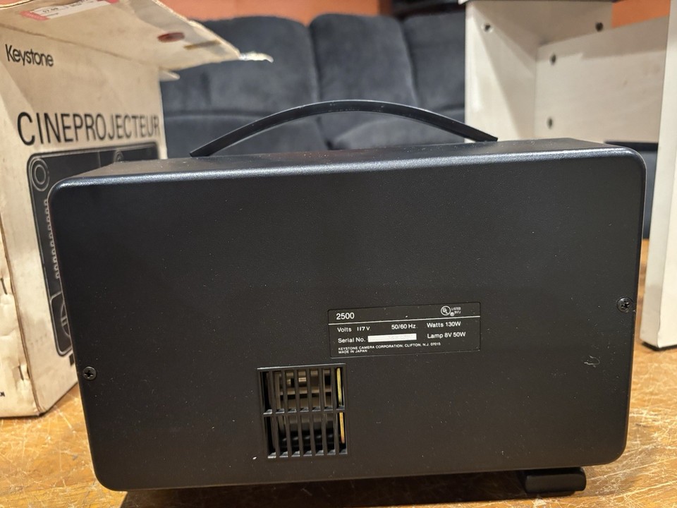 Keystone 2500 Projector Dual 8mm & Super 8 Film Varibale Speed Box | eBay