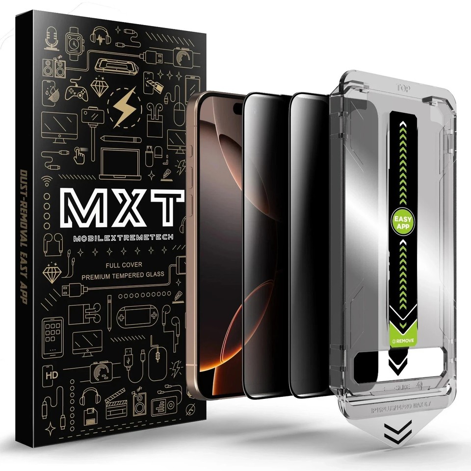 Privacy Screen Protector EasyFit Glass for Samsung Galaxy S24 S25 Ultra ...