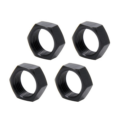 ALLSTAR PERFORMANCE 3/4-16 LH Alum Jam Nuts Thin OD Black 4pk ALL18289 ...