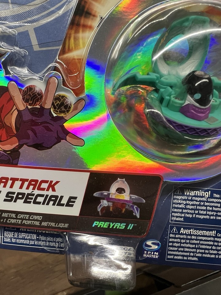 Bakugan B2 Preyas II 2 Angelo/Diablo Green Ventus Special Attack Battle ...