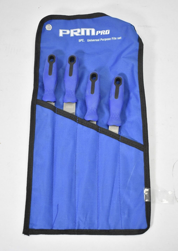 PRM Pro 4 Piece Set Universal General Purpose Files Tools Blue ...