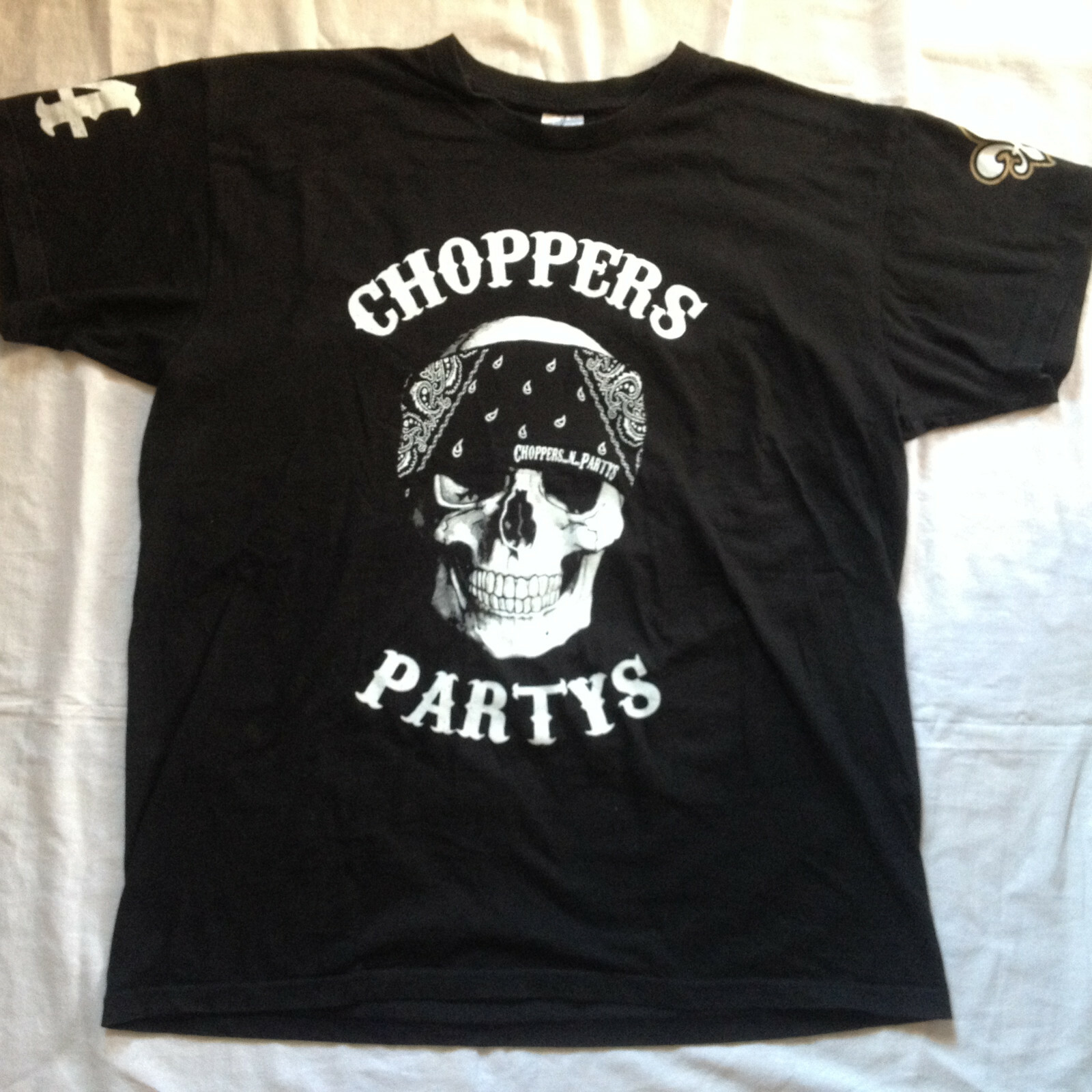 CHOPPERS PARTYS CNP #14 GERMANY BIKER MOTORCYCLE T-SHIRT XL ORIGINAL ...
